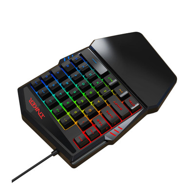 Mikikit E- Keyboard Half Keyboard Gaming Small Gaming Keyboard ...