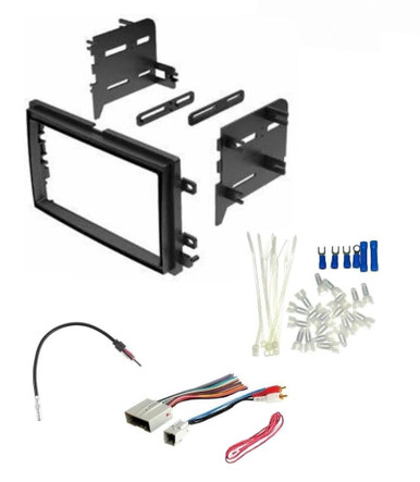 Double DIN Car Stereo Radio Install Dash Kit, Wire Harness, Antenna ...