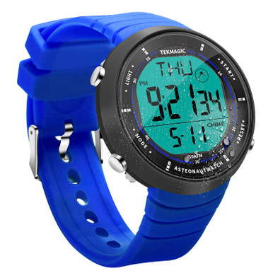 TEKMAGIC Digital Sports Wrist Watch 330ft Waterproof with Alarm Clock ...
