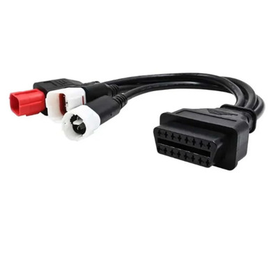 Motorcycle 16 Pin to 3Pin+4Pin+6Pin OBD2 3 in 1 OBD2 Diagnostic Cable ...