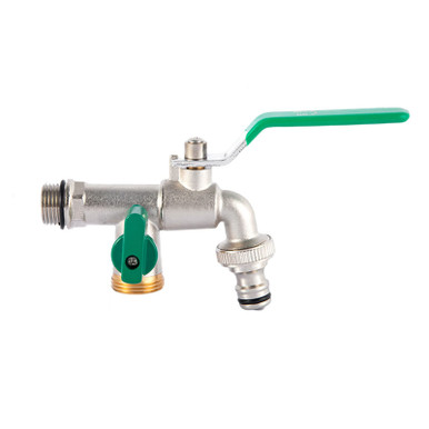 Garden Hose Spigot Adapter Hose Bibb 3/4 Brass Hose Splitter,Garden ...