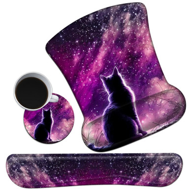 Keyboard Wrist Rest Pad and Ergonomic Gaming Mouse Pad with Wrist ...