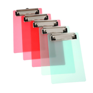 STOBOK 10 Packs Pink Folder Classroom Clipboard Small Clipboard Pink ...