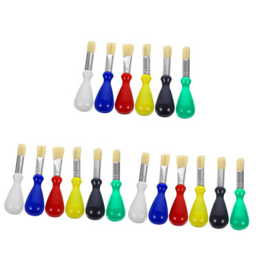 MAGICLULU 18 Pcs Painting Brush Small Kids Brush Watercolor Small Brush ...
