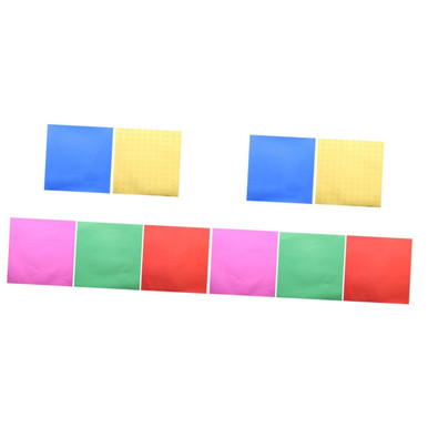 STOBOK 100 Sheets Origami Shiny Paper Folding Paper for Arts and Crafts ...