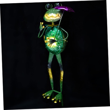 Angoily Frog Lamp Frog Outdoor Garden Frog Figurine Garden Solar Lights ...
