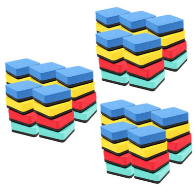Abaodam 60 Pcs Color Whiteboard Eraser Classroom Whiteboard Eraser ...