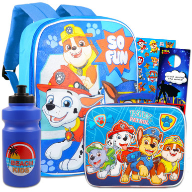 Nick Shop Paw Patrol School Backpack With Lunch Box For Kids, Boys ~ 5 ...
