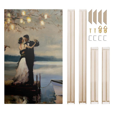 DIY Canvas Stretcher Frame Bar, Custom Wood Frame Stretcher for Canvas ...