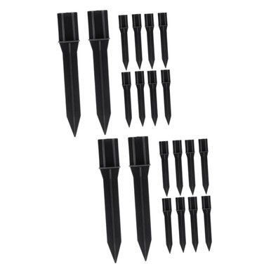 Yardwe 20 Pcs Abs Ground Nail Pile Abs Ground Spikes Garden Stakes ...