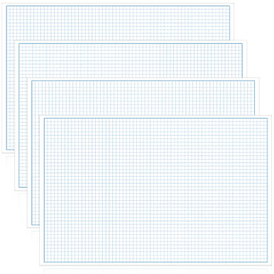 Eaasty 200 Sheets Engineering Graph Paper Grid Notepad Drafting ...