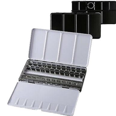 Whiskey Painter Artist Empty Watercolor Palette, Metal Watercolor ...