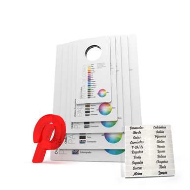 Printable Shirt Folding Board with Color Palette (5 Sizes ...