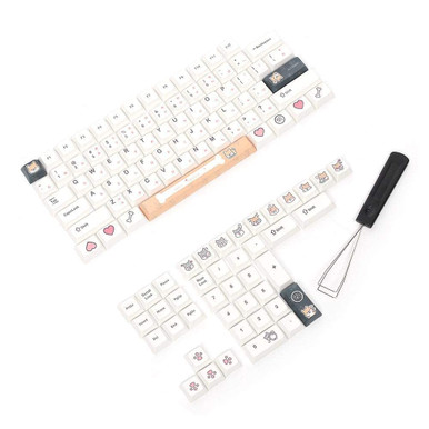 Keycaps Mechanical Keyboard, 116PCs Universal Cartoon Keycaps Five ...
