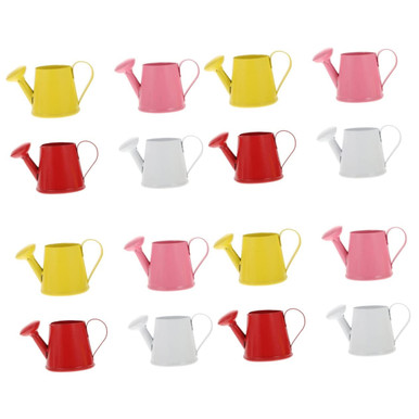 Tofficu 16 Pcs Mini Watering Can Spout Water Pot Mini Sprinkler Bucket ...