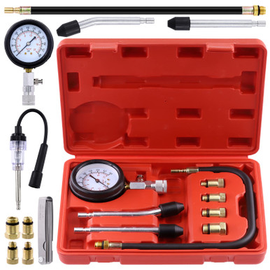 Mardatt 10Pcs Compression Tester Adapter Kit with Spark Plug Tester ...