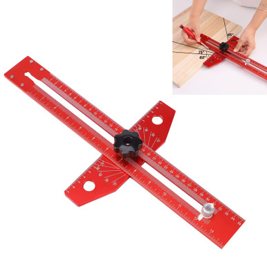 Woodworking Scriber Marking Line Ruler T Type Woodworking Ruler 13 inch ...