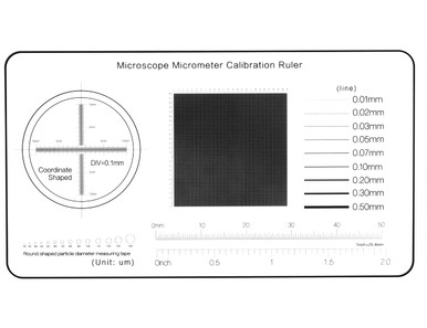 TOSUKKI Multifunction Microscope Micrometer Calibration Ruler Slide ...