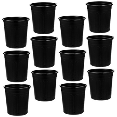Sosoport 25pcs Gallon Seedling Pots Plant Pot Clear Plastic Containers ...