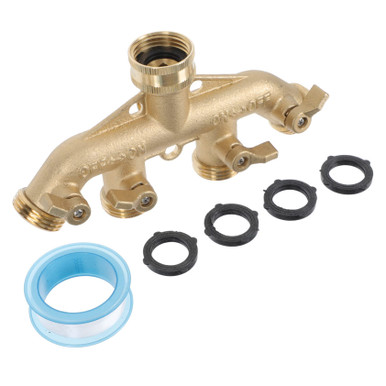 Yardwe 1pc 4 Four Port Shunt 4 Way Faucet Splitter Valves Splitter Hose ...