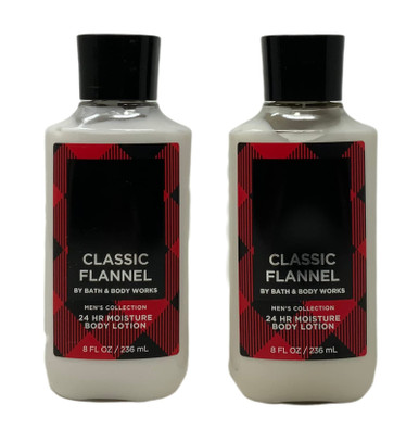 Bath & Body Works Men's Collection CLASSIC FLANNEL 24 Hour Moisture ...
