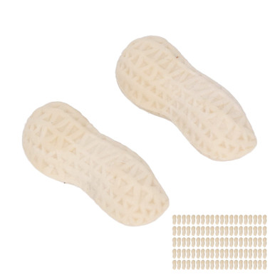 Peanut Eraser, 100pcs Cute Peanut Shape Look Safe Pencil Erasers Cute ...