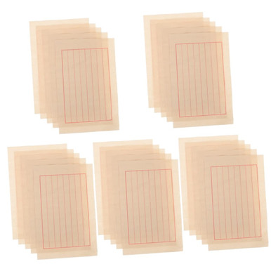 EXCEART 250 Sheets Rice Paper Chinese Calligraphy Mat Handwriting Paper ...
