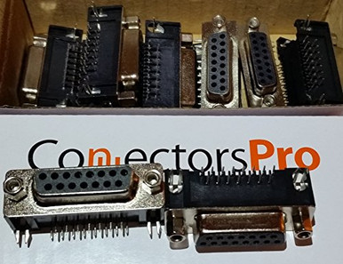 Pc Accessories - Connectors Pro 10-Pack DB15 Female Right Angle PCB ...