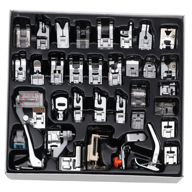 Ciieeo 35 Pcs 1 Set Sewing Machine Zipper Foot Steel Sewing Machine ...
