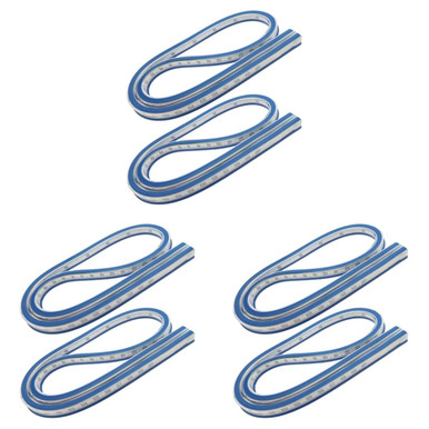 Ciieeo 6 pcs Curved Serpentine Ruler Telescopic Tape Measure Sewing ...