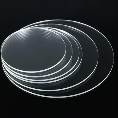6 Pcs Acrylic Sheets, Round Acrylic Disc, 5mm Thick Circle Acrylic ...
