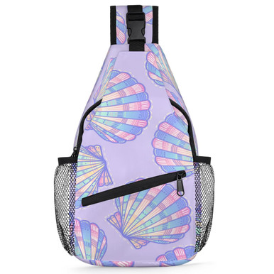Shells Beautiful Gradient Colors Sling Bag Crossbody Bag for Women and ...