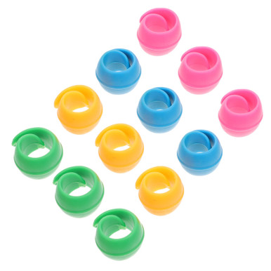 TEHAUX 100pcs Silicone Bobbin Clip Bobbin Holder Clips Sewing Thread ...