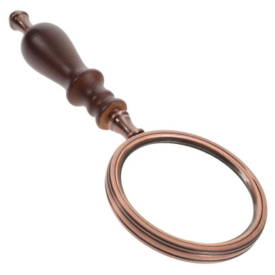BCOATH Copper Retro Magnifying Glass Magnifier Child Rock Household ...