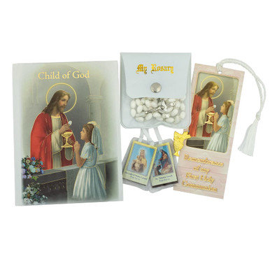 First Holy Communion Gift Set | Catholic Prayer Kit for Children ...
