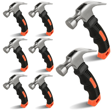 LISHINE Small Claw Hammer 12 Oz Stubby Hammer Mini Hammer for Kids ...