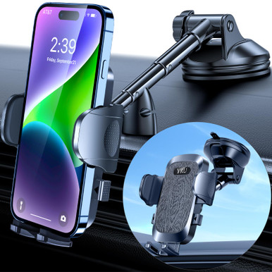 YRU [True Military-Grade Car Phone Holder [2023 Upgraded Rotatable ...