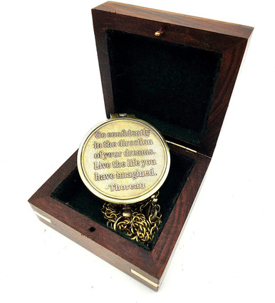 Vintage Gift Compass with Scripture Joshua 1:9 is Engraved, Engraved ...