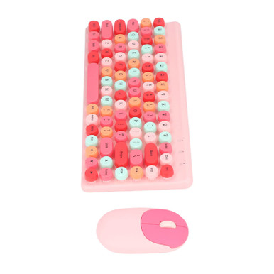 Dpofirs 86 Keys Wireless Keyboard and Mouse Combo, Cute Gaming Keyboard ...