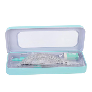 TEHAUX 5 Sets Compass Set Math Geometry School Geometry Protractor ...