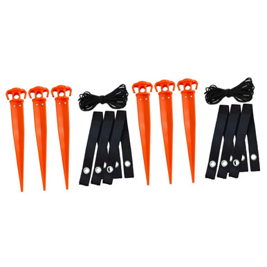 Happyyami 2 Sets Garden Stump Garden Saplings Tree Support Rope Tree ...