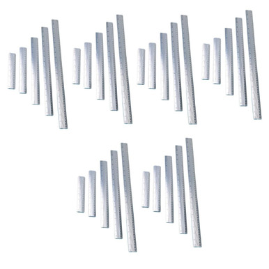 NUOBESTY 30 pcs Aluminum Ruler Ruler Precision Tools Machinist Ruler ...