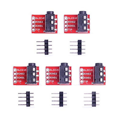 Onyehn TRRS 3.5mm Audio Jack Breakout MP3 Stereo Headphone Video Jack ...