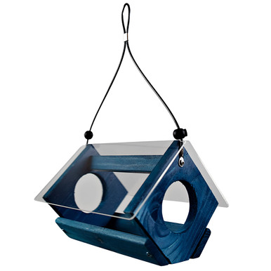 Backyard Essentials Petite Bluebird Feeder with Plexiglass Roof and ...