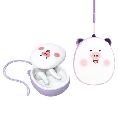 Xmenha Cute Kids Purple True Wireless Earbuds Girls Ear Buds for Kids ...