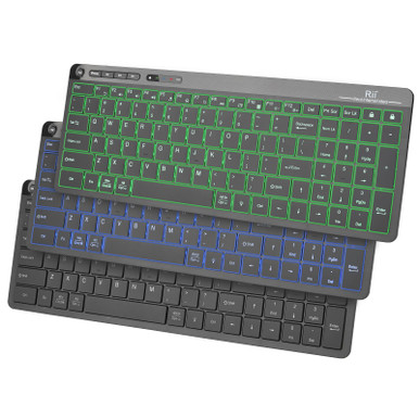 Rii Bluetooth Keyboard RT021,Rechargeable Keyboard with Number Pad ...