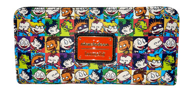 Loungefly Rugrats Nickelodeon Allover Print Zip Around Wallet ...