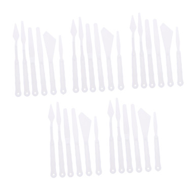 VILLCASE 120 Pcs Paint Palette Acrylic Painting Tool Knives Color ...