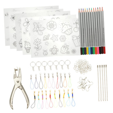 TOYANDONA 1 Set Heat Shrink DIY Cordless Rotary Tool Metal Keychain ...