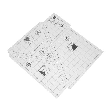 VILLCASE 3 Sets Patchwork Template Sewing Templates for Quilting ...